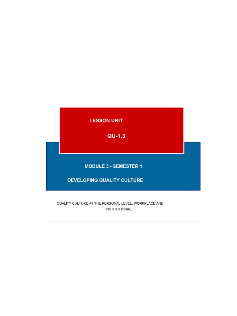 Quality Behaviour, Etc | PDF | Value (Ethics) | Waste
