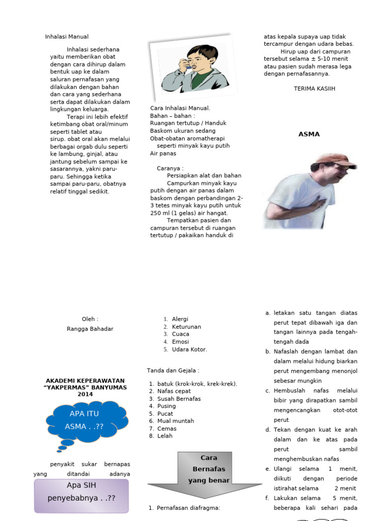Inhalasi Manual untuk Terapi Asma | PDF