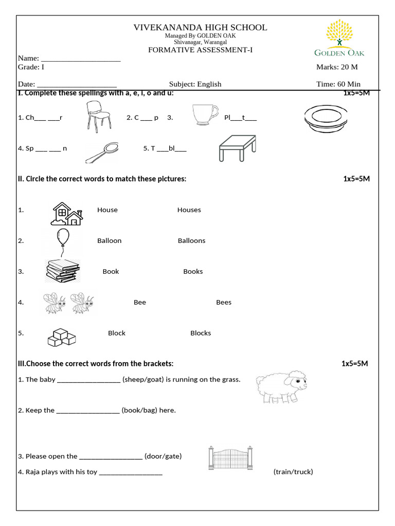 1-English FA-1 | PDF