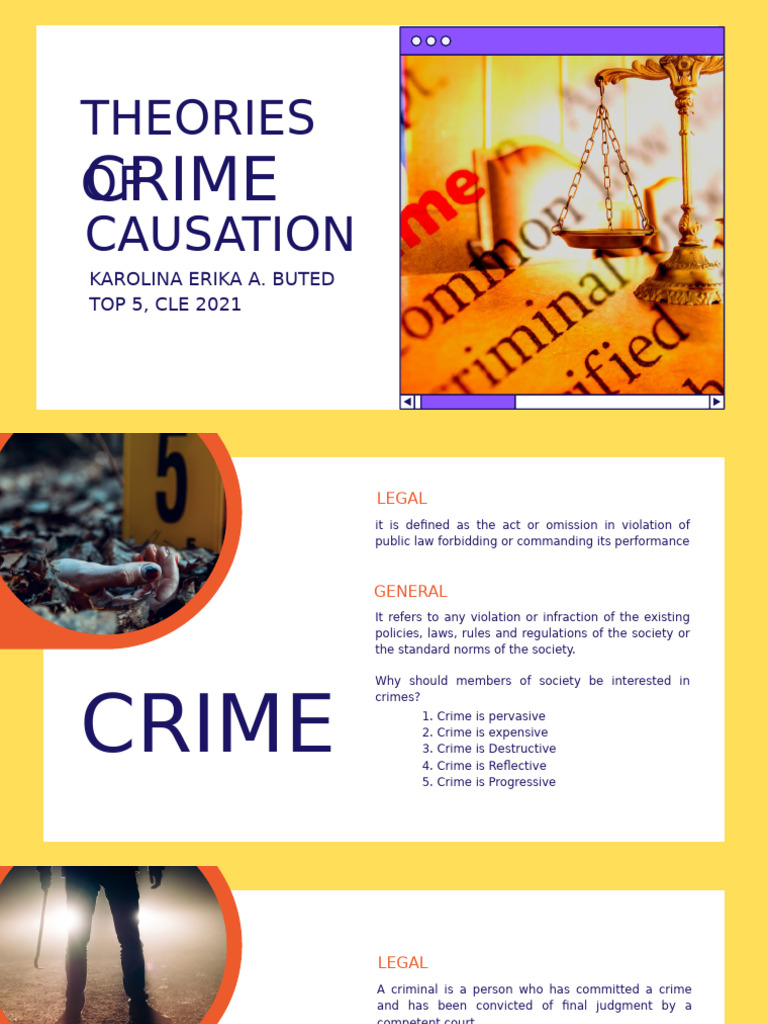 Theories Buted | PDF | Crimes | Crime & Violence