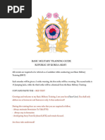 ETS - Basic Military Training Guide | PDF | Regiment | Military Police