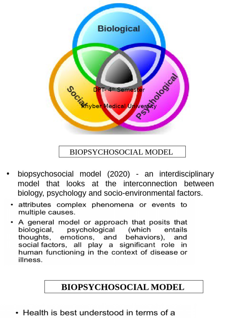 Biopsychosocial Model in Medicine | PDF | Psychology | Medicine