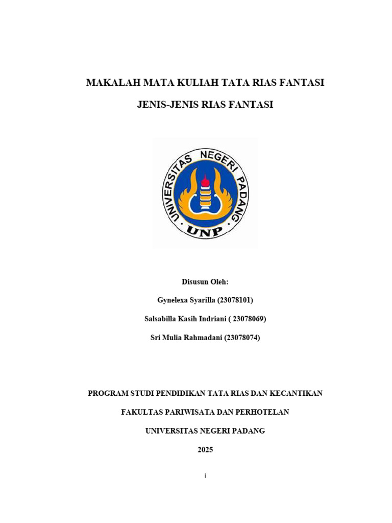 Jenis-Jenis Rias Fantasi Kreatif | PDF