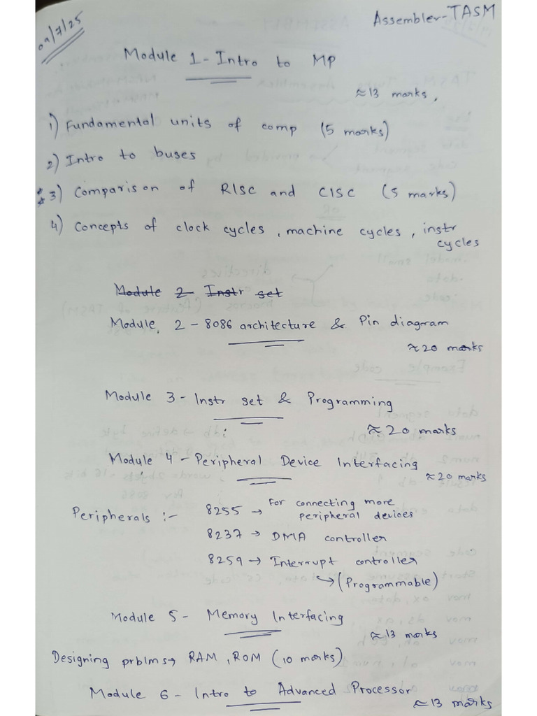 Ak MP Mse-1 Notes | PDF