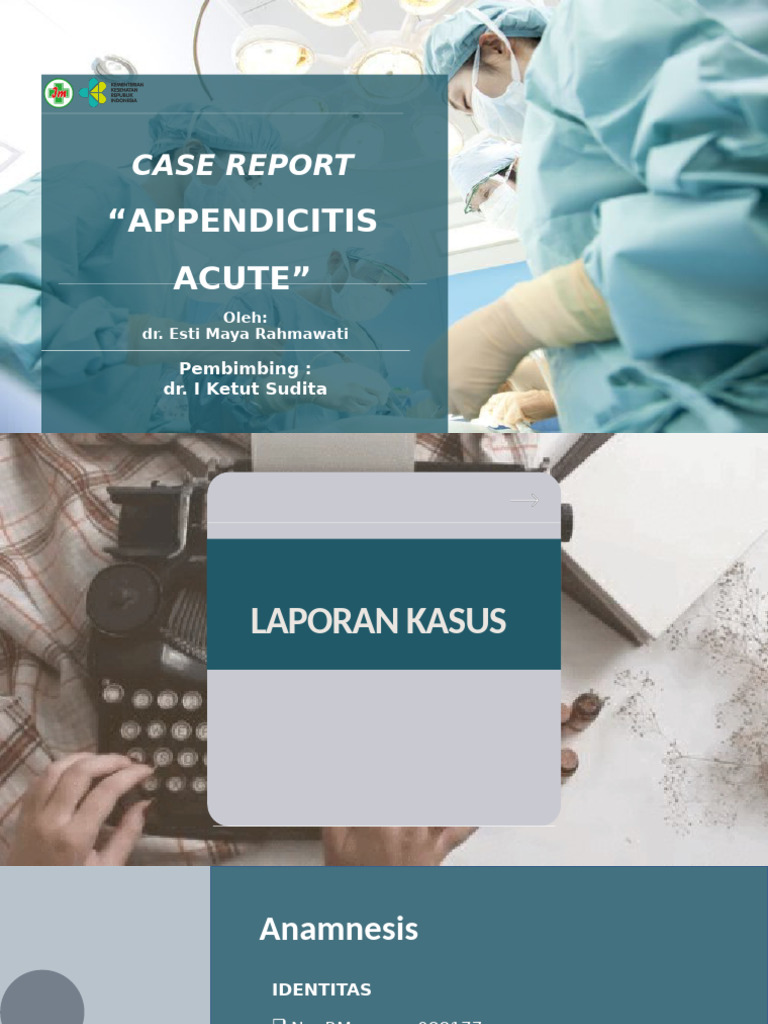 Lapsus Appendicitis Akut - EMR | PDF