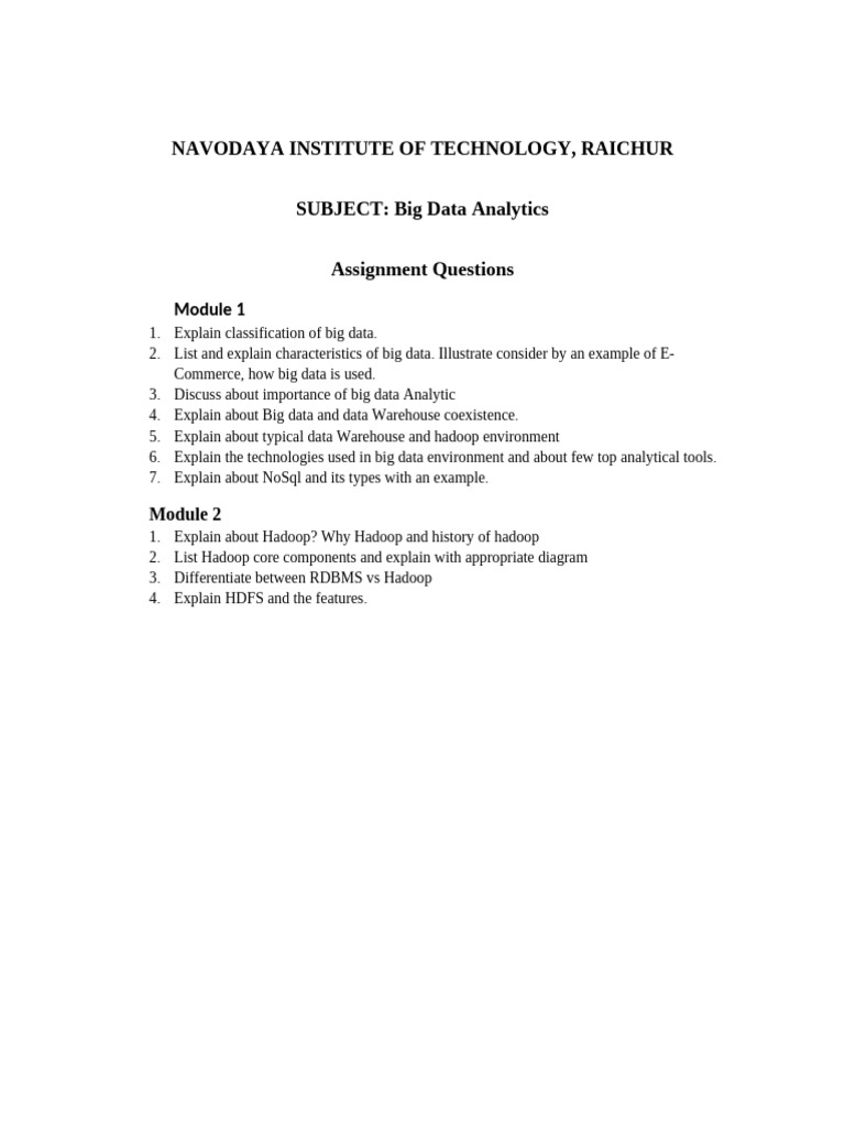 Bda Assignment 1 1 | PDF