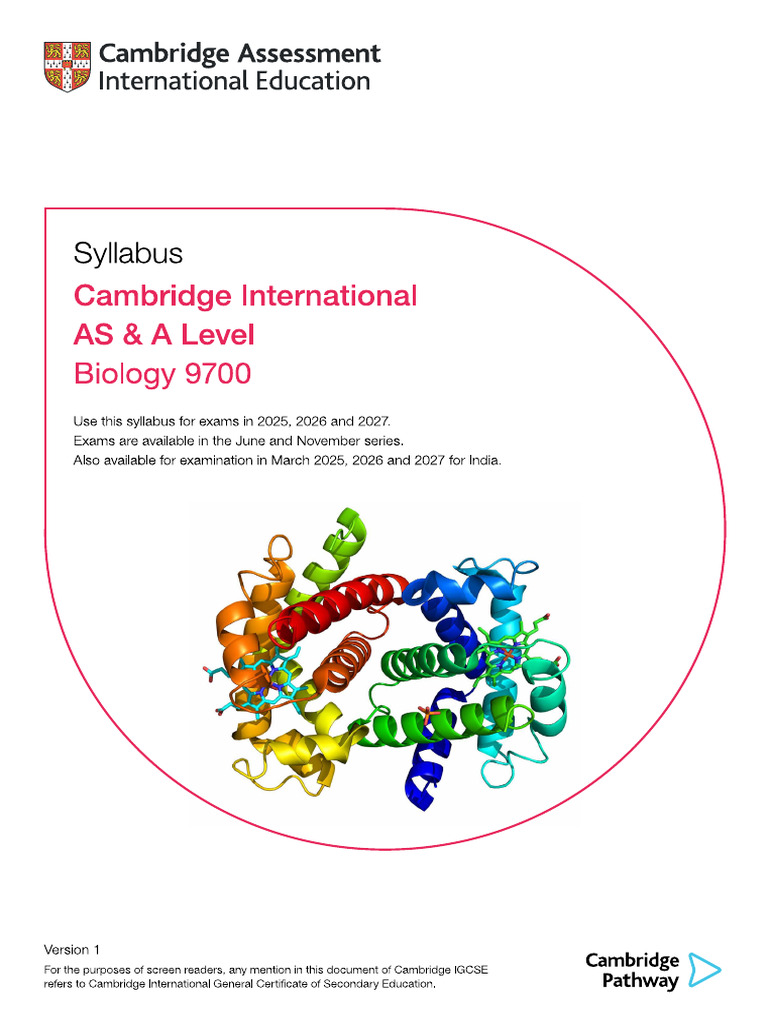 A Level Syllabus 25-27 | PDF