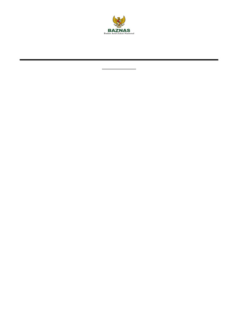 Surat Tugas Pengumpul Zakat Fitrah | PDF