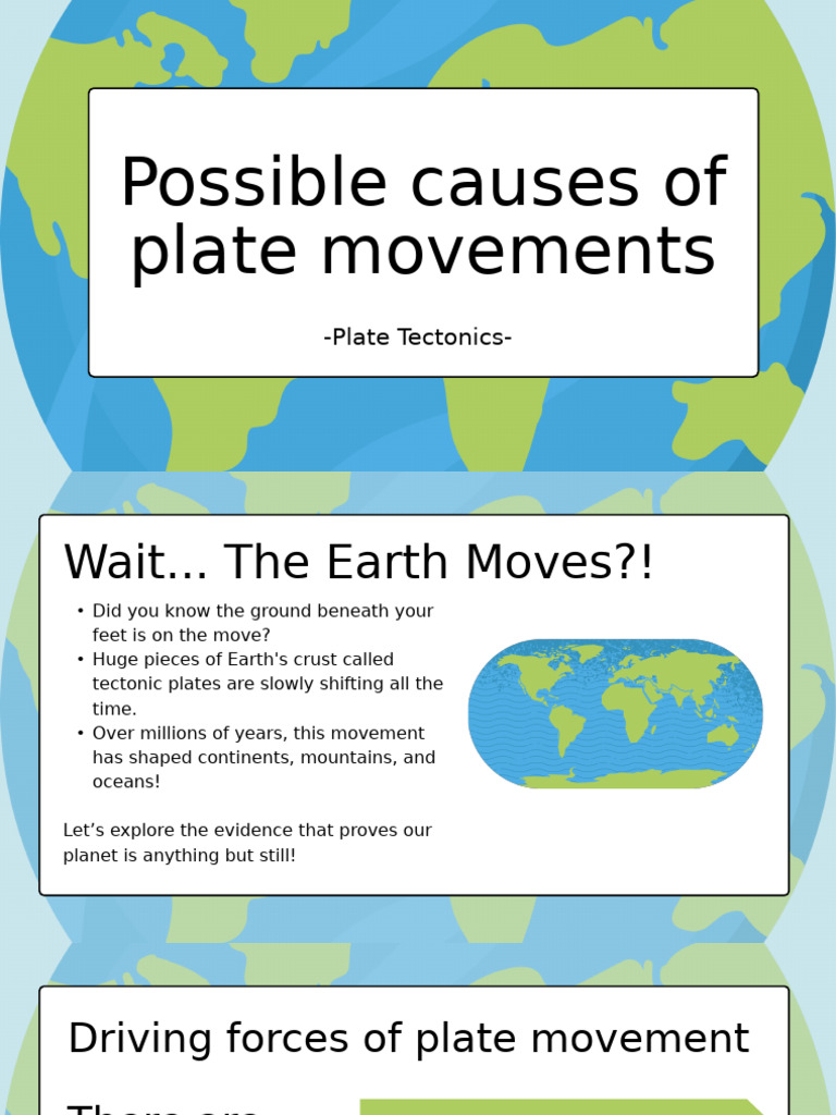 Causes of Plate Movements Explained | PDF | Plate Tectonics | Nature