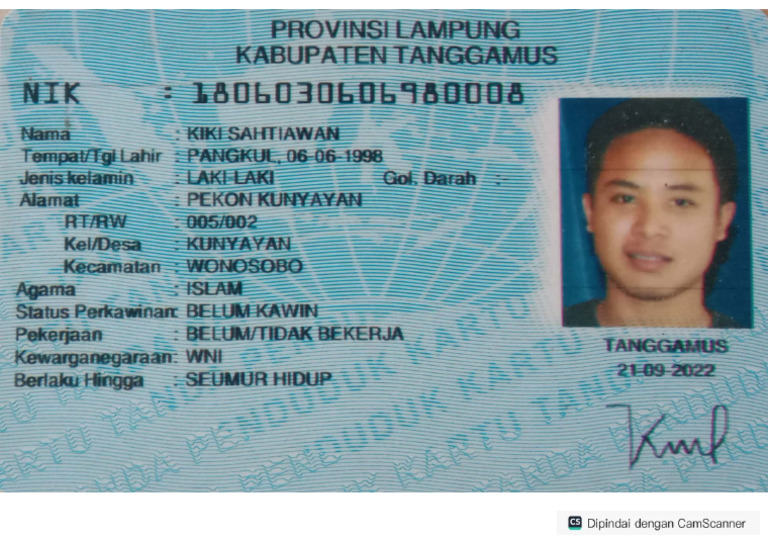 KTP Kiki Sahtiawan | PDF