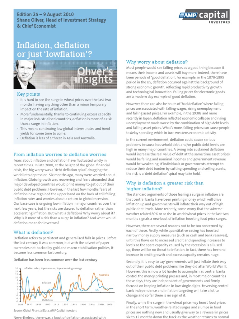 Understanding Deflation Risks Today | PDF | Deflation | Quantitative Easing