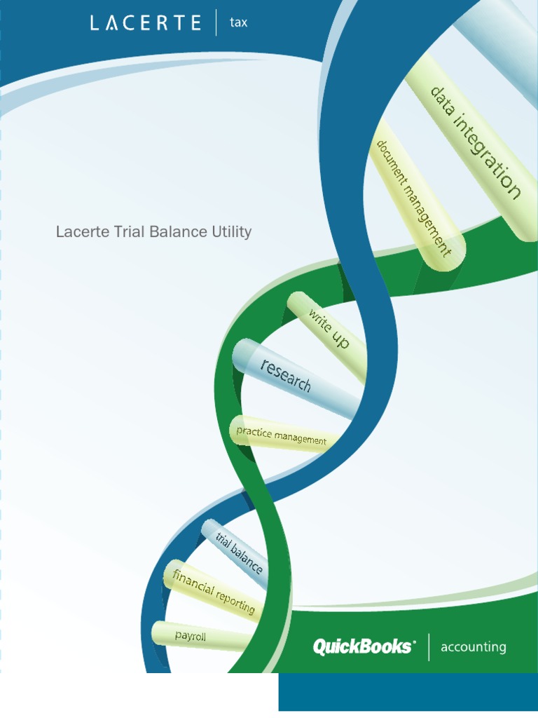 Lacerte Trial Balance Utility | PDF | Debits And Credits | Quick Books