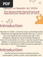 RA 7600 Rooming in and Breast Feeding Act of 1992 Milk Code RA 10354 R ...