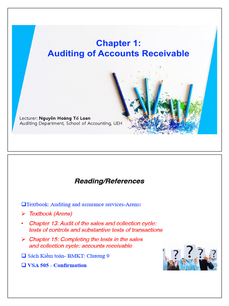 FS Auditing - Ch1 - Audit of Account Receivales - 2 Slides - 2025 ...