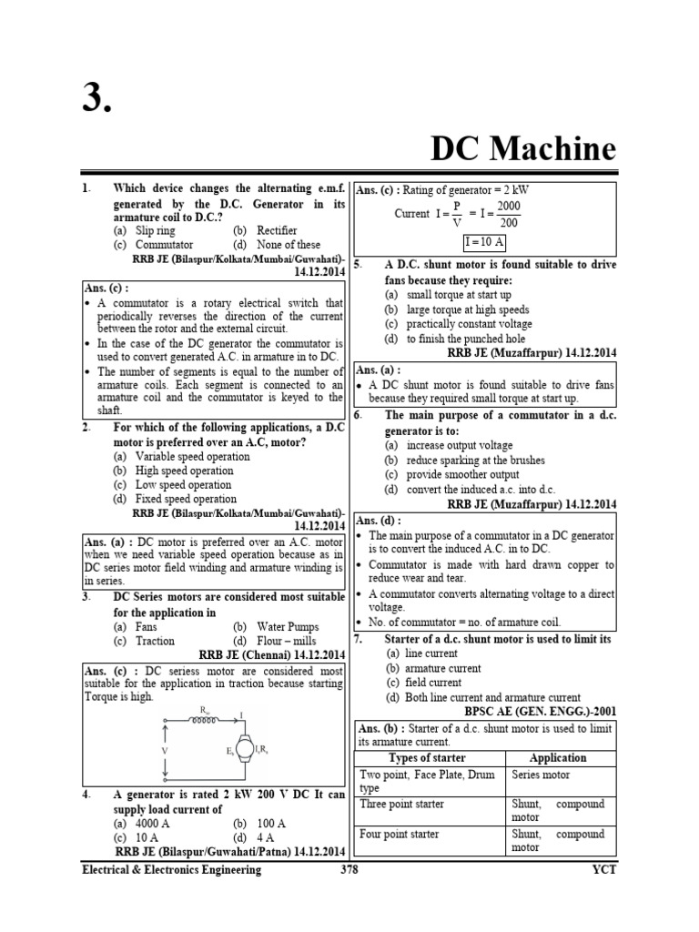 DC Machine | PDF | Electric Motor | Electric Generator