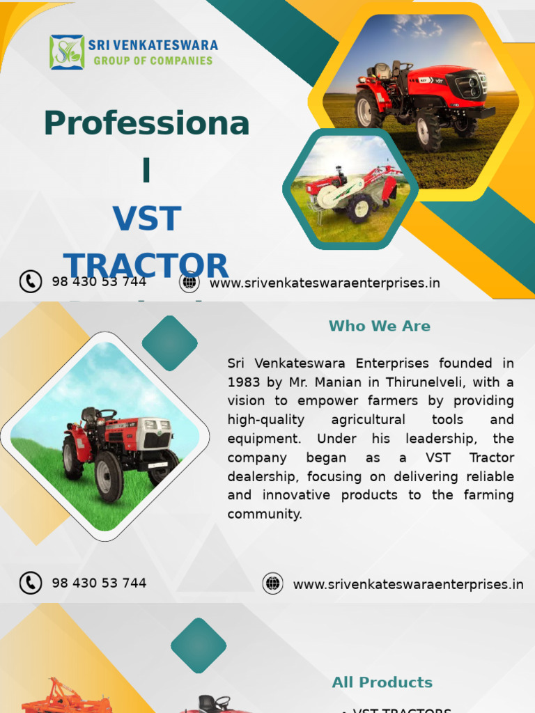 Best VST Tractor Dealer in Madurai | PDF