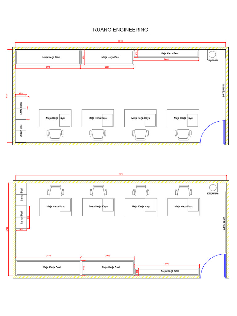 DWG Layout Office Engineering - Hts | PDF