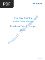 Amadeus Training Course 2923311633 | PDF | Airlines | Aviation