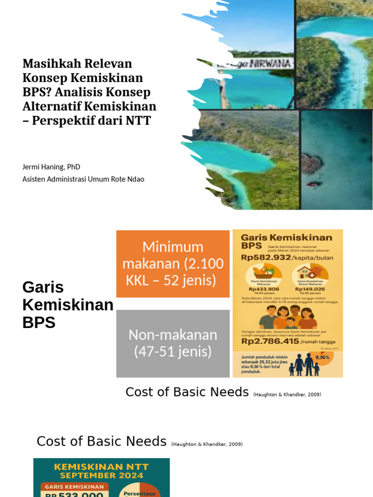 Materi - Jermi Harning - Kemiskinan BPS Tue19Agus | PDF