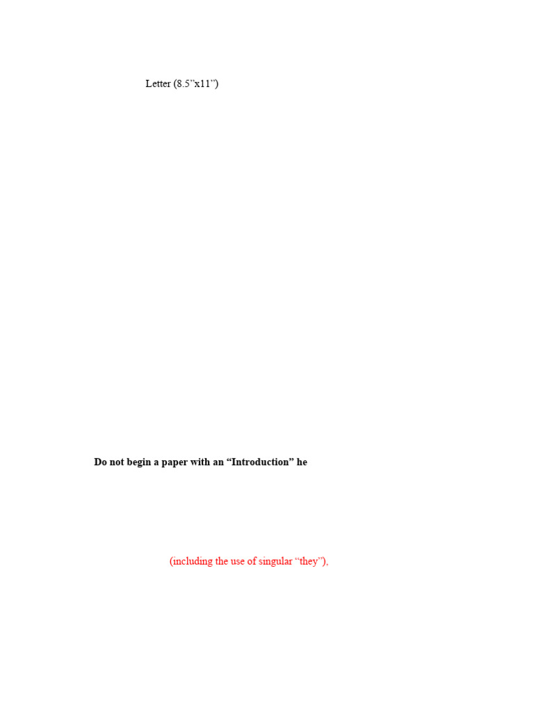 Thesis Format (For Proposal and Final Manuscript) | PDF | Paragraph | Publishing