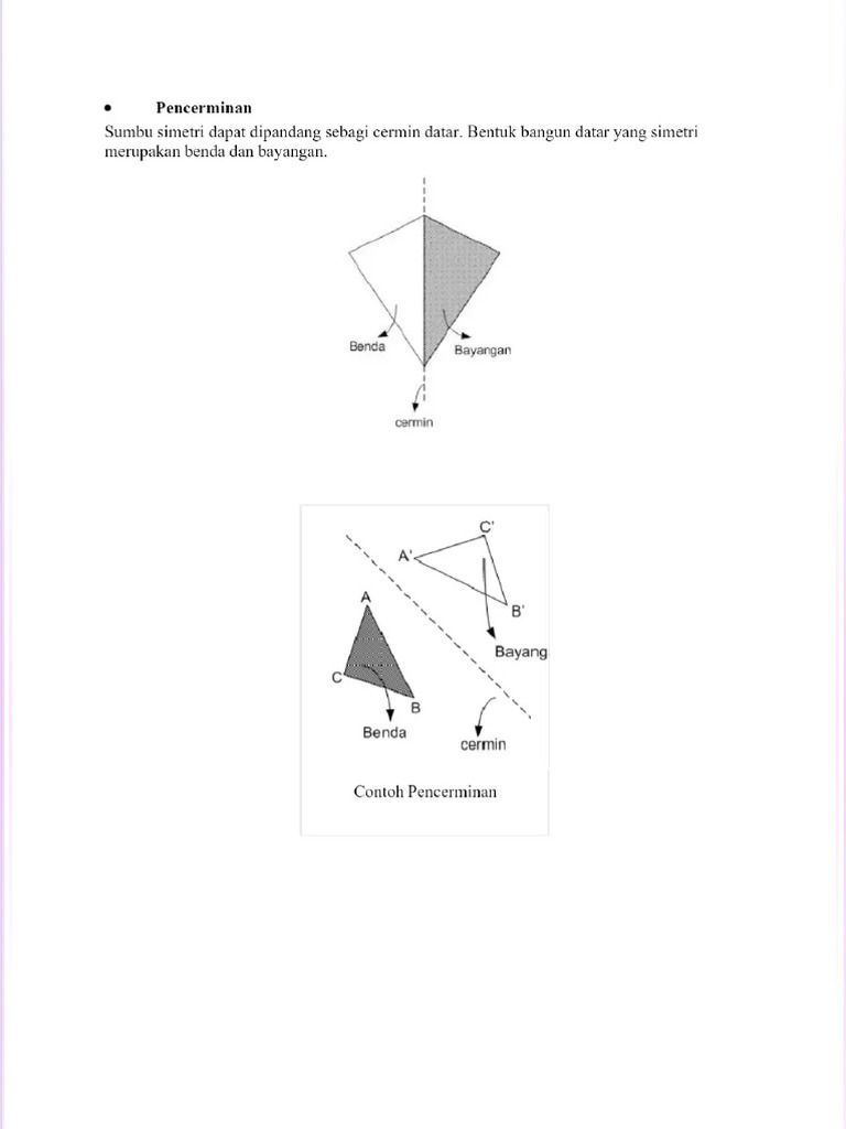 Pencerminan Kls 5 - 1 | PDF