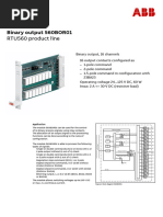 RTU530CID02 DIN Rail RTU Data Sheet | PDF | Relay | Input/Output
