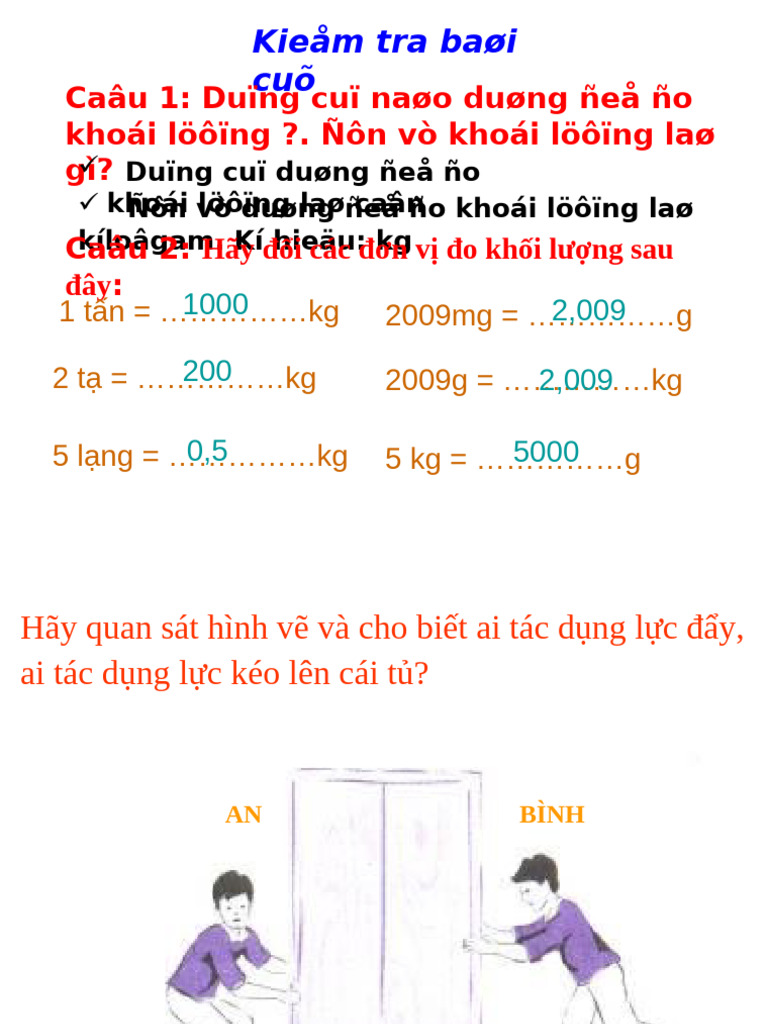 Bai 6 Luc Hai Luc Can Bang | PDF