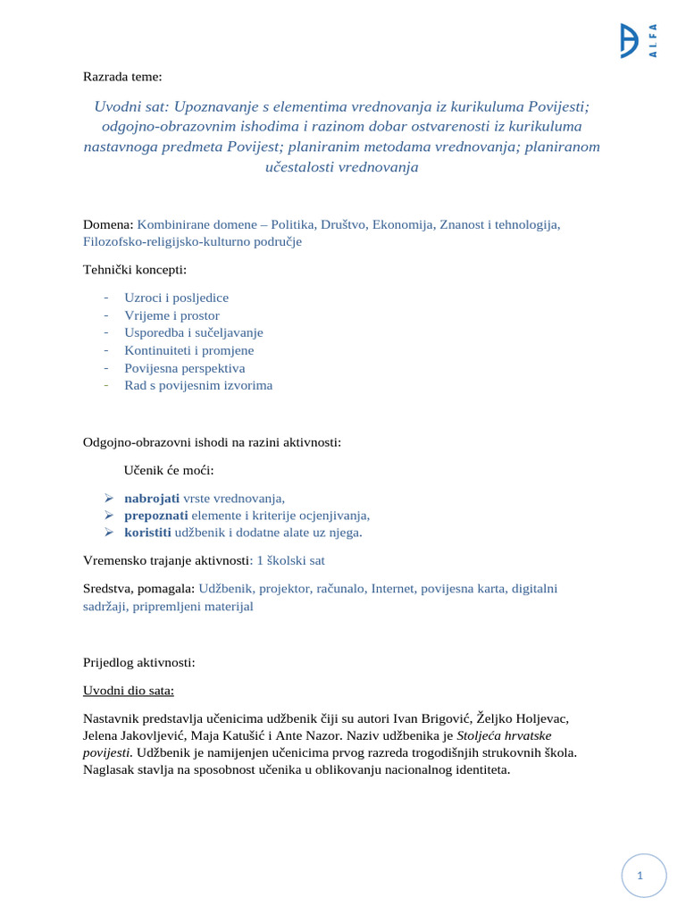 Uvodni Sat | PDF