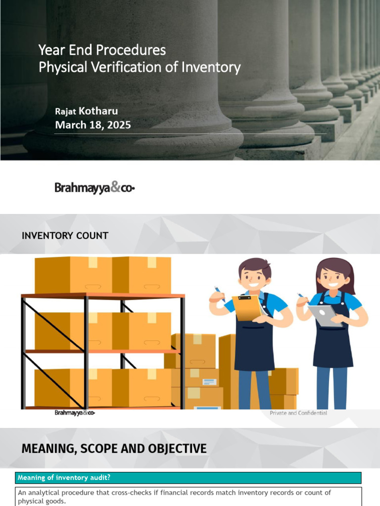 Year-End Inventory Audit Procedures | PDF | Audit | Inventory