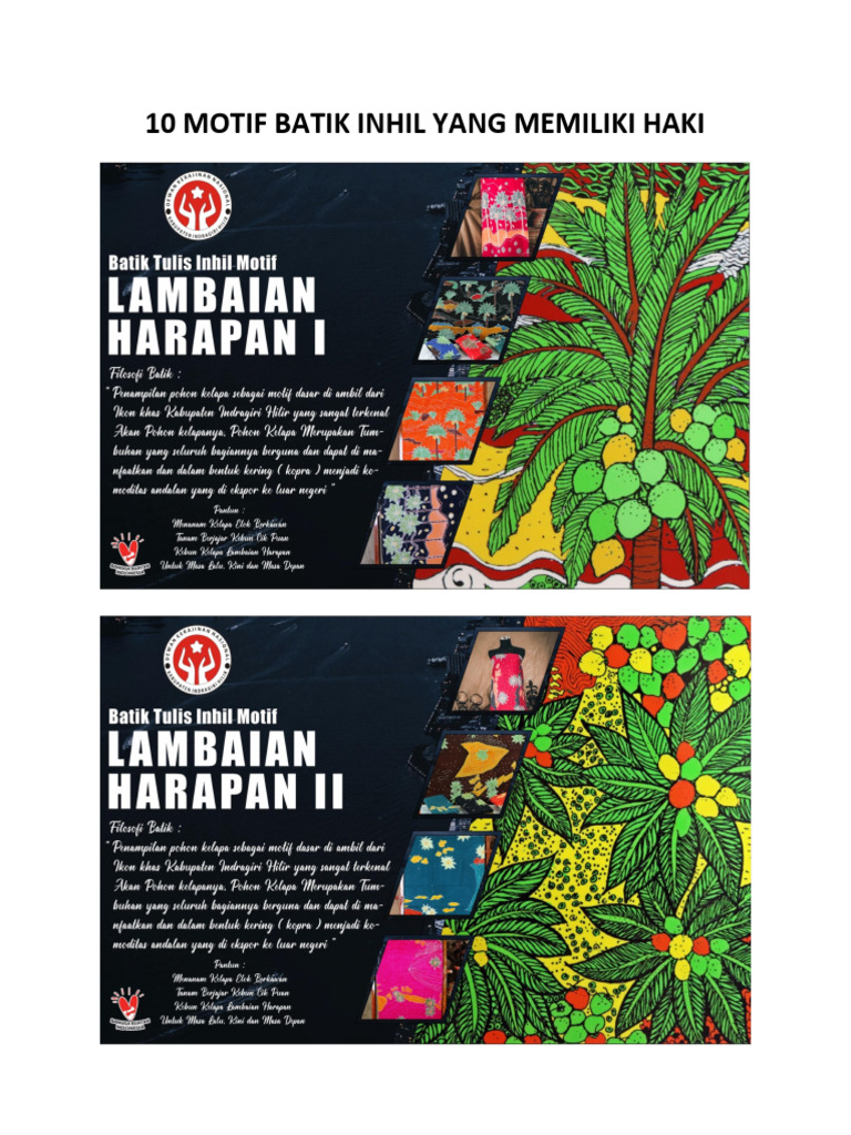 10 Motif & Sertifikat Haki | PDF