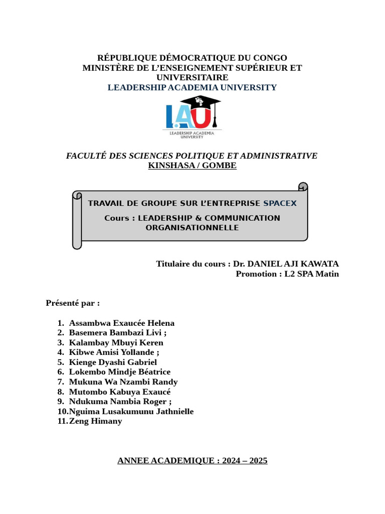 Analyse de la Communication chez SpaceX | PDF | SpaceX | SpaceX Dragon