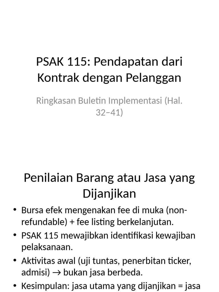 PSAK115 Buletin Hal32-41 | PDF