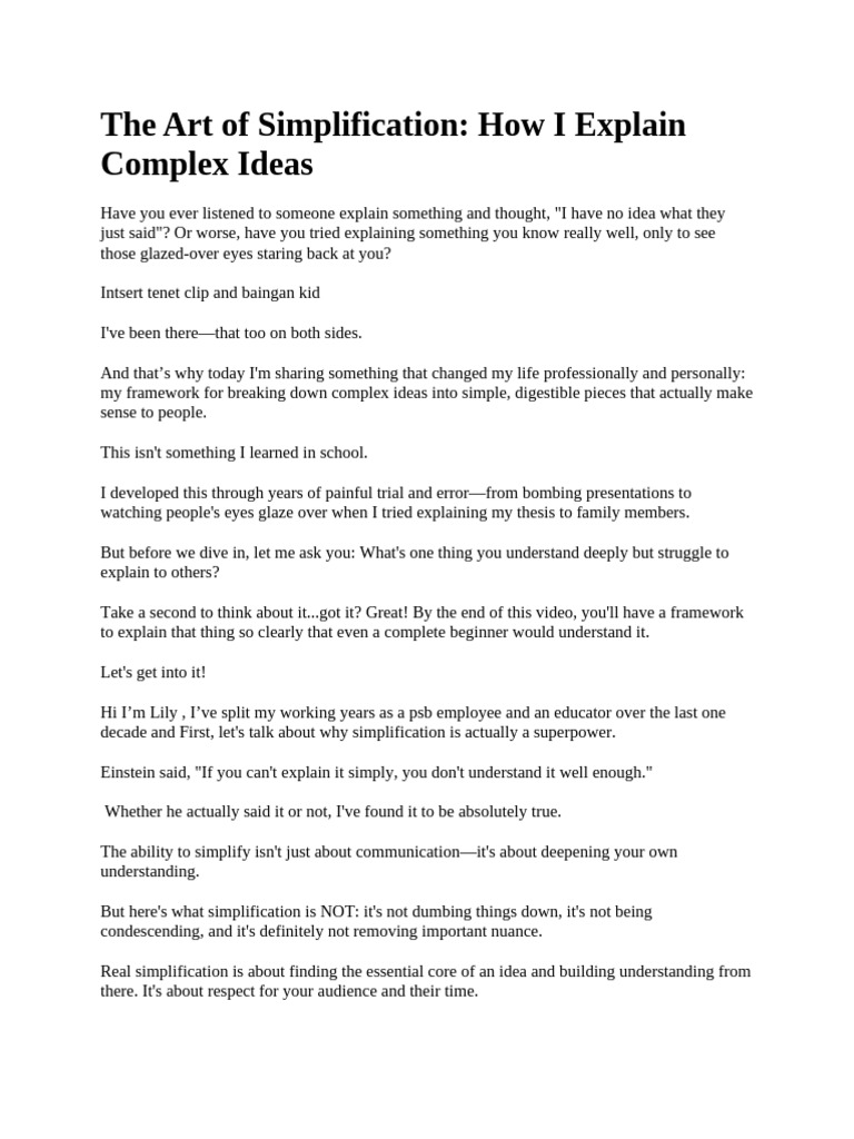 The Art of Simplification | PDF | Inflation | Statistics