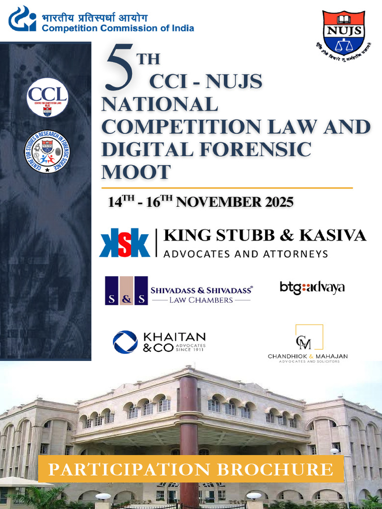 NUJS Moot Court Competition 2025 Guide | PDF | Business | Economies