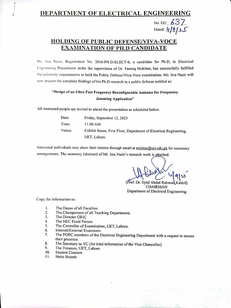 Public Defence Notice | PDF