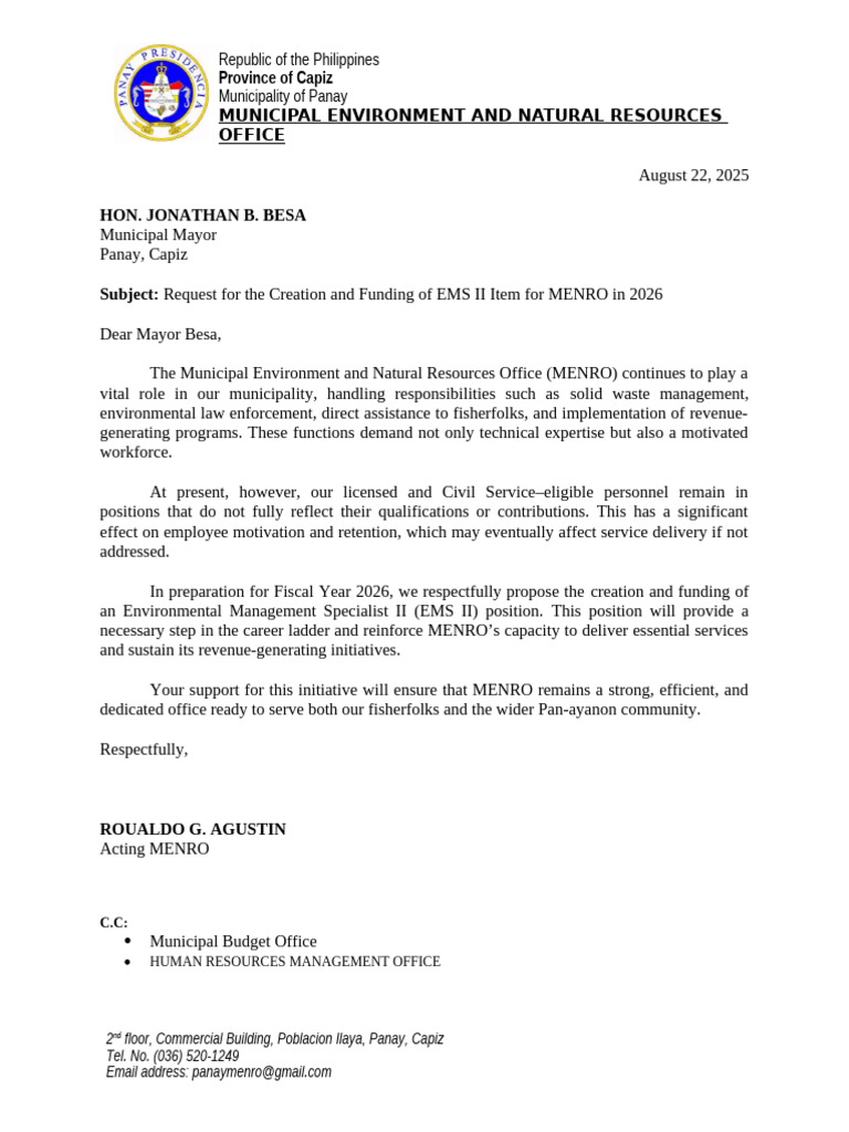 Letter EMS 2 | PDF