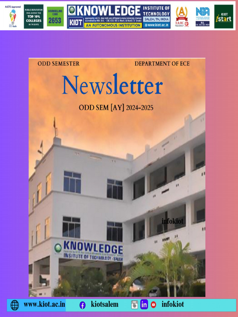 News Letter Odd Sem 24-25 | PDF