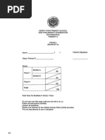 2021 PSLE Math Paper With Answers | PDF