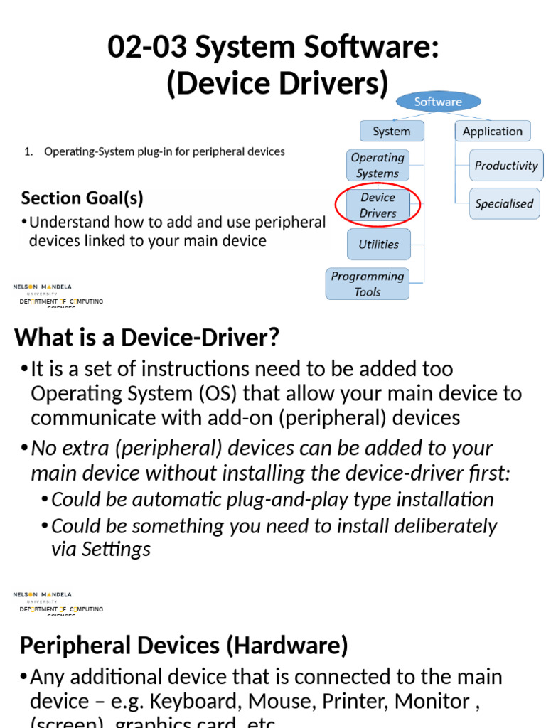 02-02-03 System Software (Device Drivers) | PDF