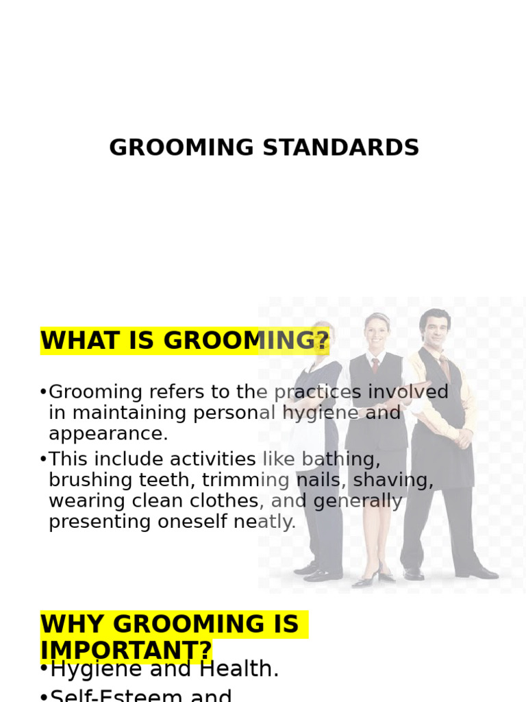 Grooming Standards (1) 02 | PDF