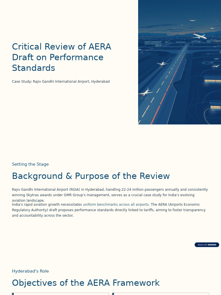 Critical Review of AERA Draft On Performance Standards | PDF | Economies