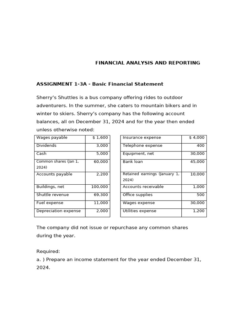 1-3a - Basic Financial Statement - Financial Analysis and Reporting - Fri230-530pm - Orbita ...