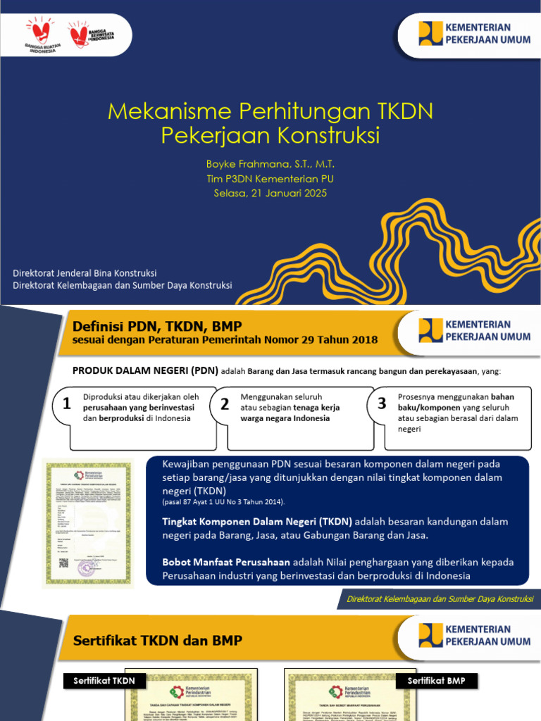 03 Mekanisme Hitung TKDN 210225 | PDF