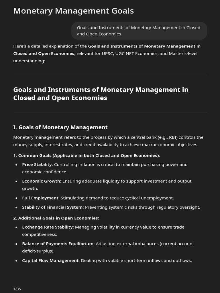 RBI Monetary Policy Instruments Explained | PDF | Monetary Policy ...