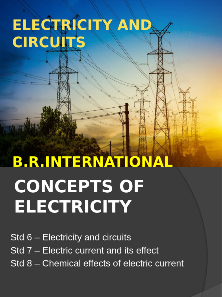 Understanding Electricity and Circuits | PDF | Electric Current ...