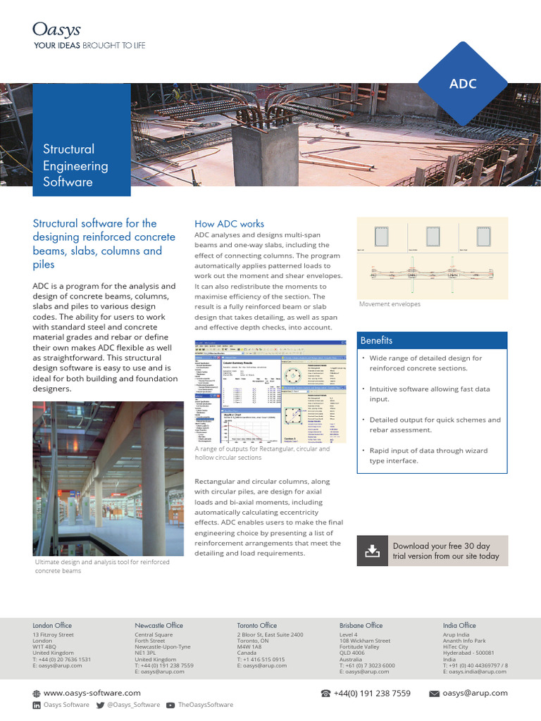 Structural Design Software for Concrete | PDF | Reinforced Concrete ...