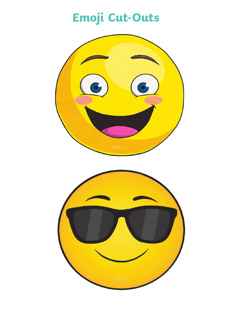Emoji Cut Outs | PDF