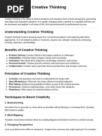 Unlock Your Creativity: Key Insights from "Steal Like an Artist" | PDF