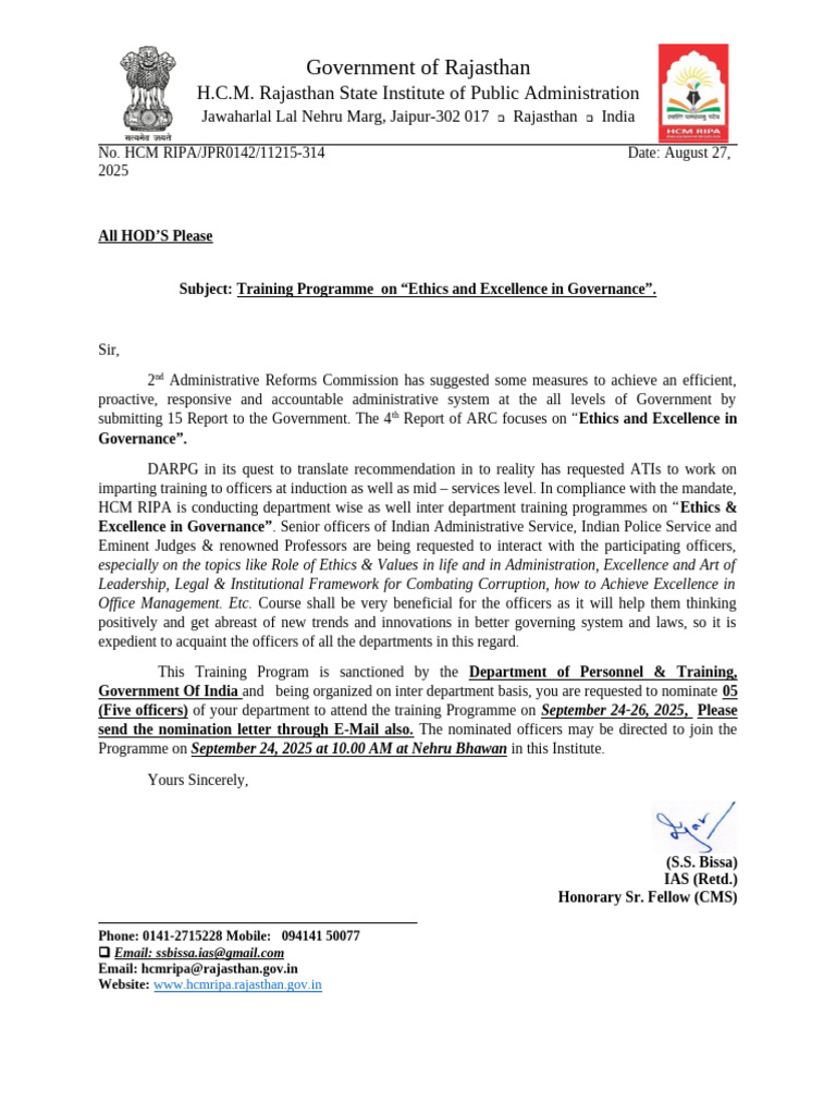 HCM Ripa Ots Training | PDF | Social Policy | Government