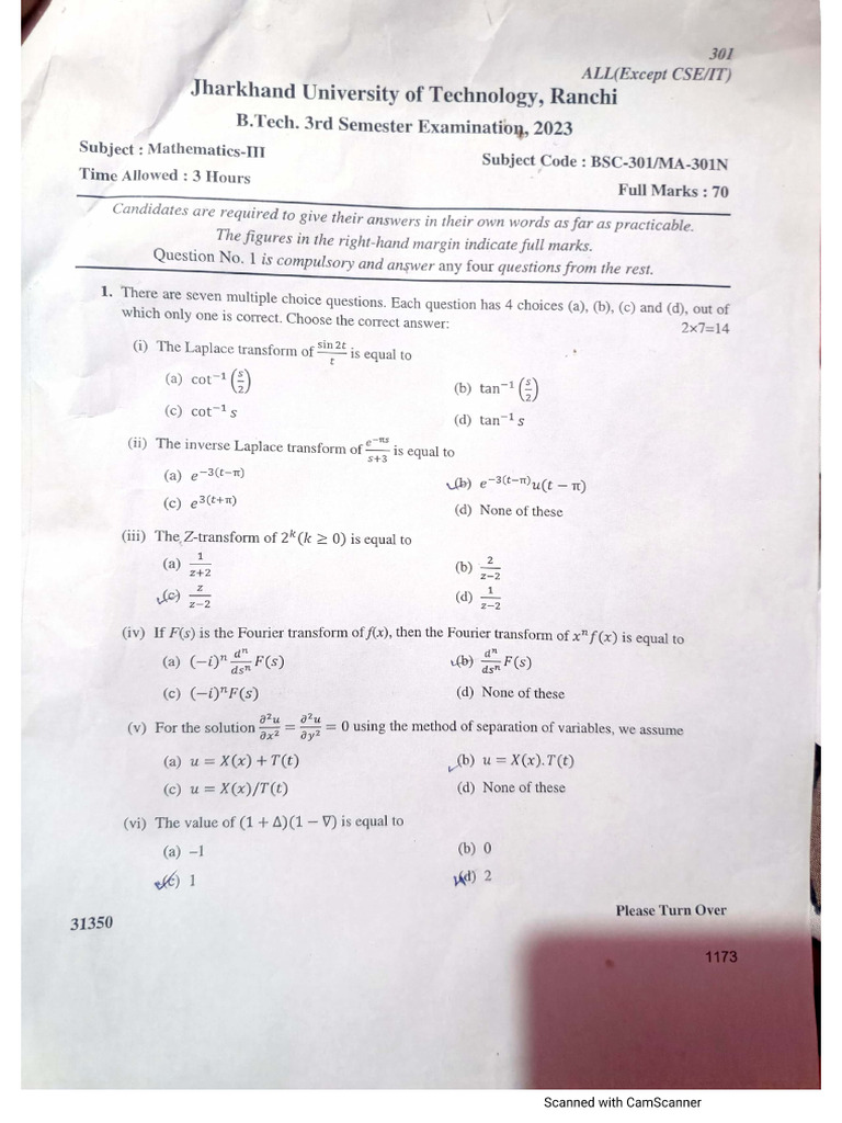 Mathematics 3 | PDF